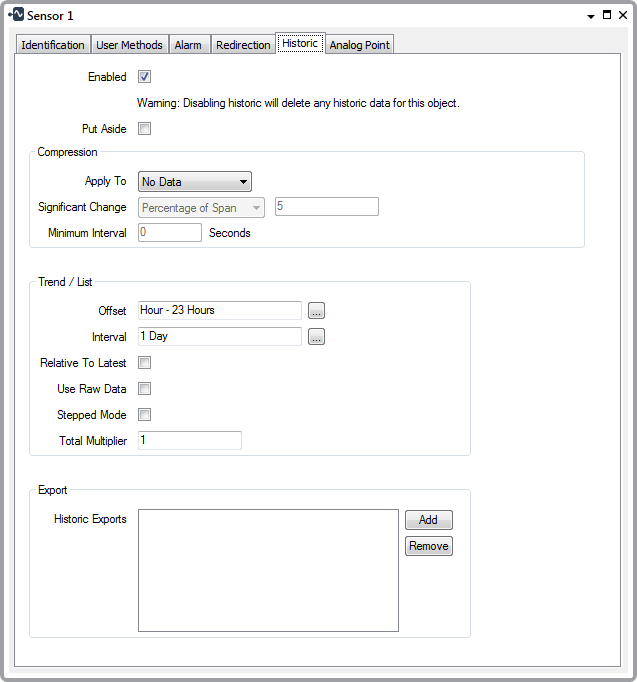 Core Point Configuration Guide - Defining Historic Details for a Point